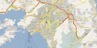 Ateny mapa - mapy Ateny (Grecja)